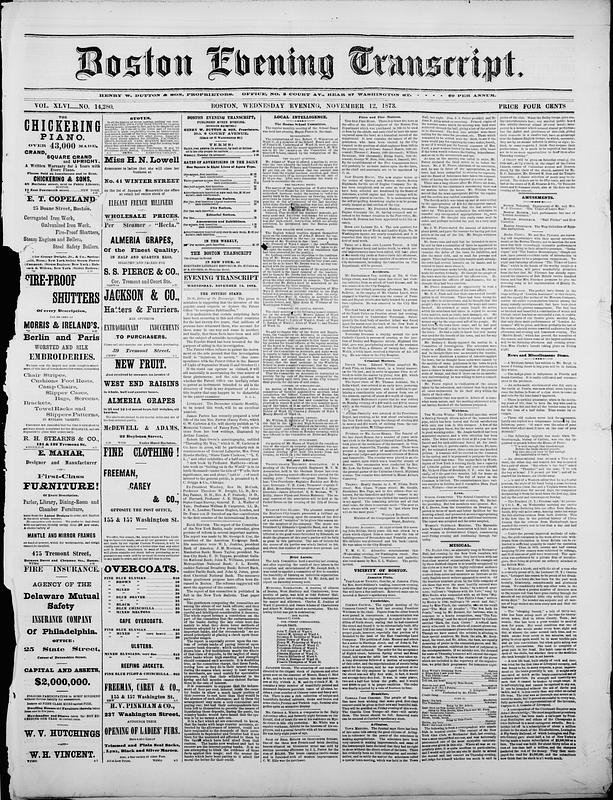 Boston Evening Transcript - Digital Commonwealth
