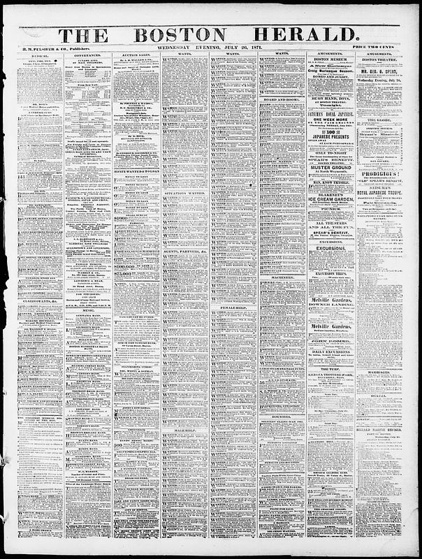The Boston Herald. July 26, 1871 - Digital Commonwealth