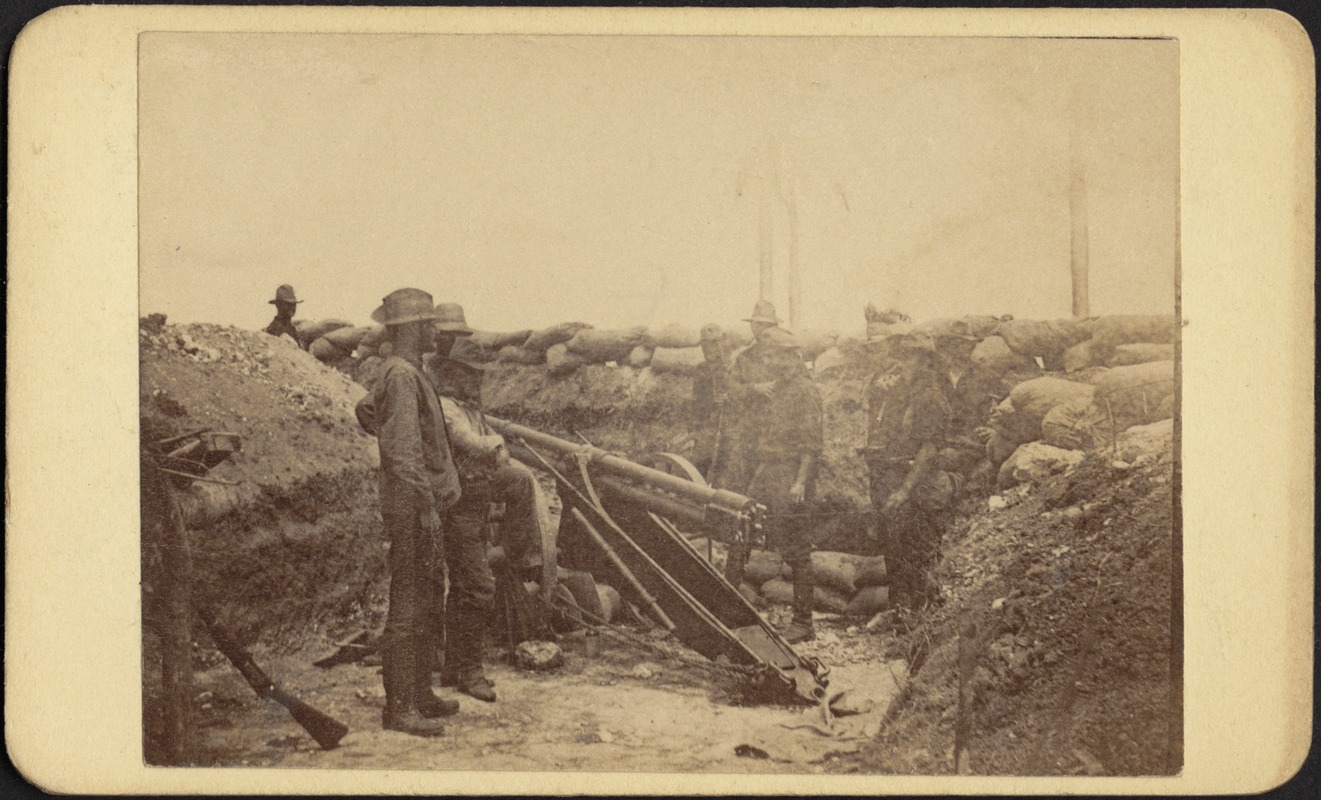 "Dynamite gun and crew" - Digital Commonwealth