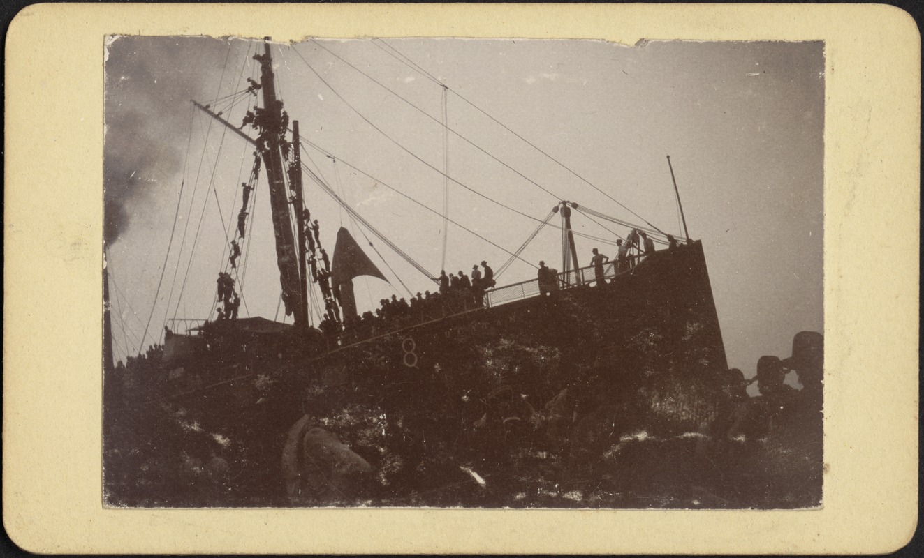 Transport ship with Rough Riders on board - Digital Commonwealth