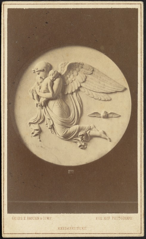 Night (bas-relief of Angel and sleeping child) - Digital Commonwealth