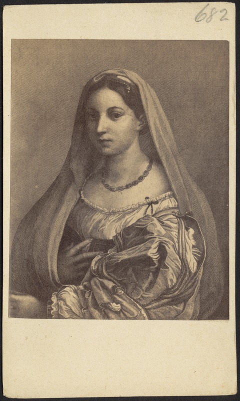 Raphael's painting of La Velata - Digital Commonwealth