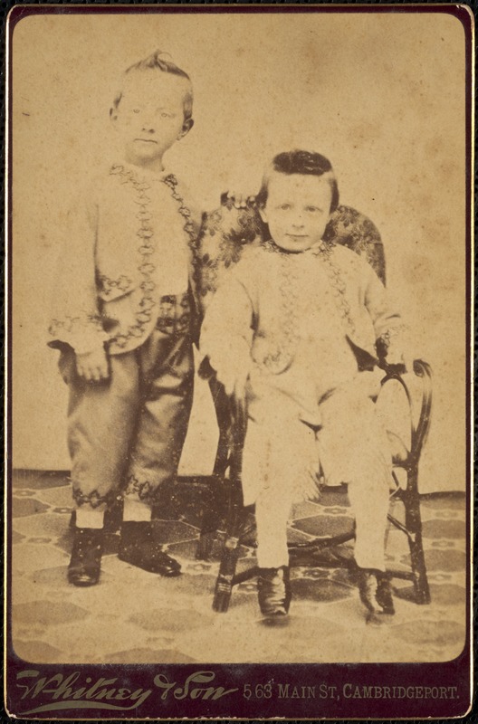 Edward Everett Knowles, standing, and Eugene Blanchard Penniman ...