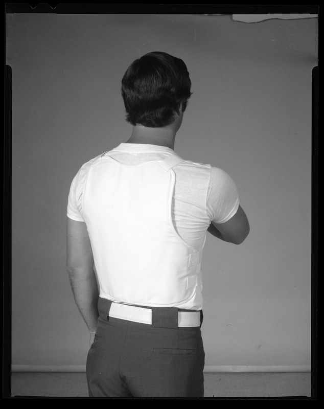 CEMEL, body armor, ballistic undershirt, style 2-M5 - back view ...