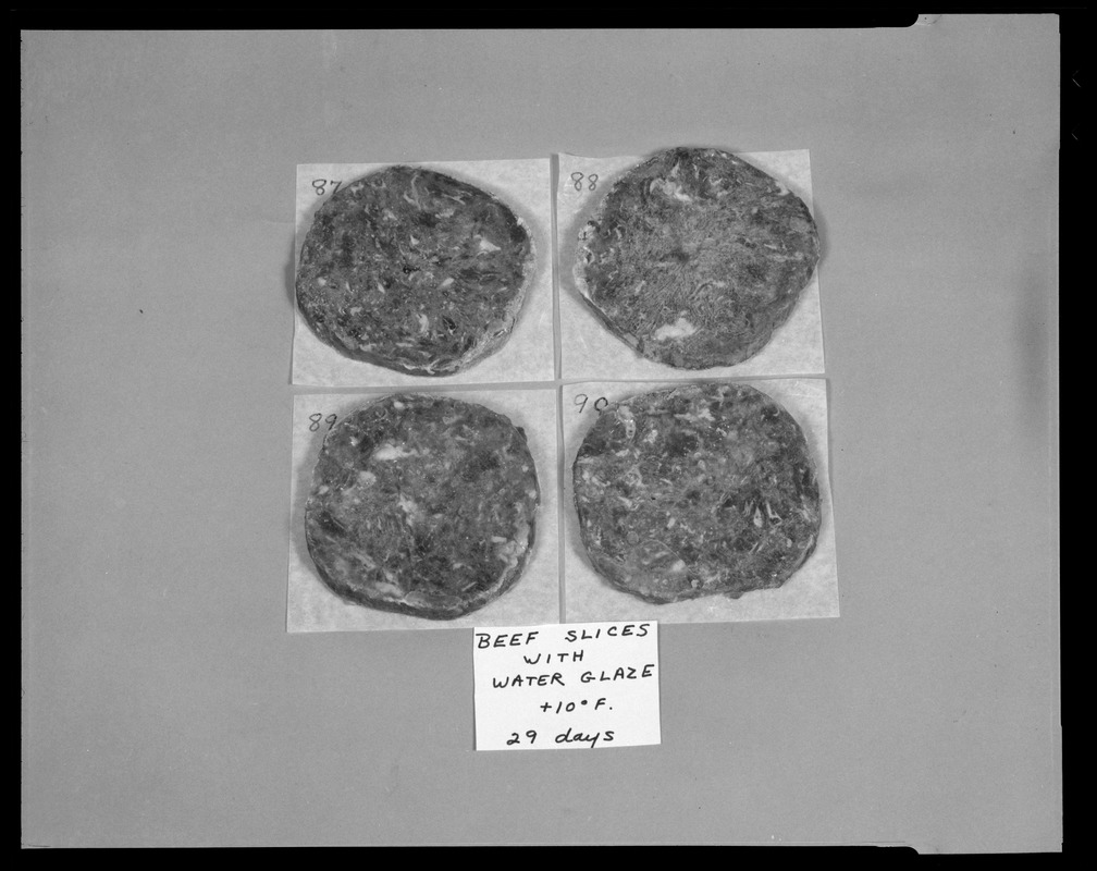 Food lab, beef slices with water glaze, +10 F, 29 days - Digital ...