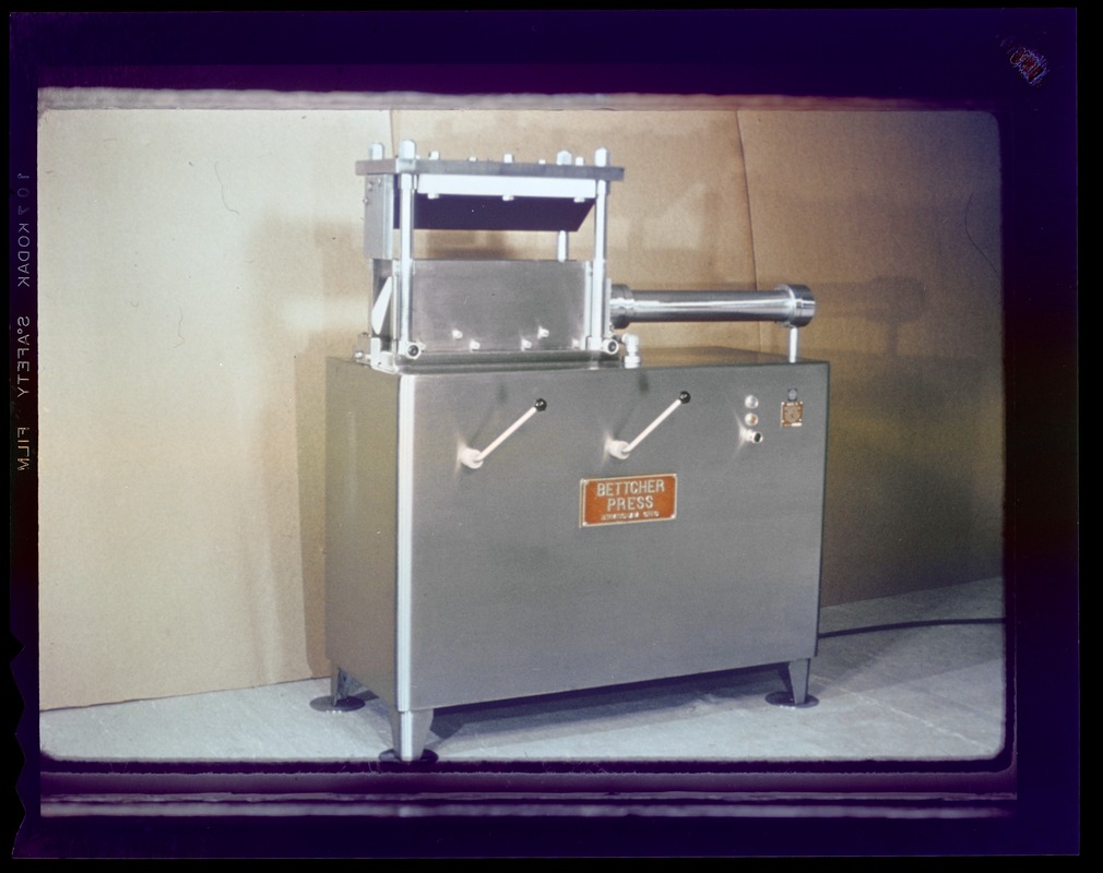 Fitzmaurice, FEL, machine (Bettcher) - Digital Commonwealth