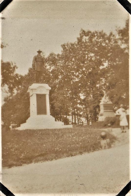Brigadier General John C. Robinson Monument, U.S. Marine Corps encampment, Gettysburg, PA ...