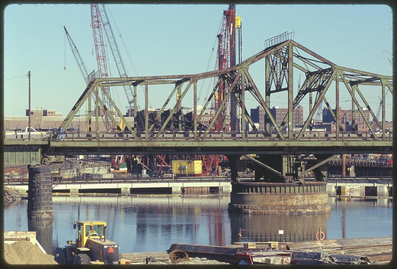 Broadway Bridge near South Bay - Digital Commonwealth