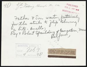 When the sticks flips, Roy and Robert Spaulding, father and son from ...