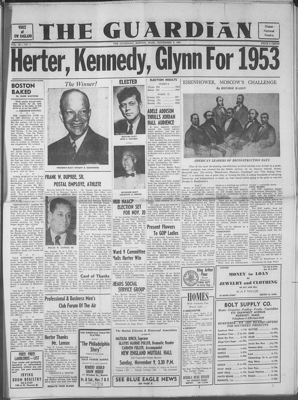 The Guardian. November 08, 1952 - Digital Commonwealth