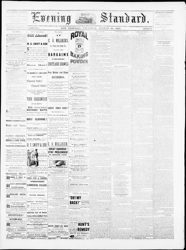 Evening Standard. August 28, 1879 - Digital Commonwealth