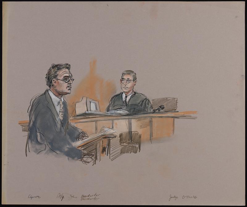 Cigarette atty. John Oberdorter, Judge O'Toole - Digital Commonwealth