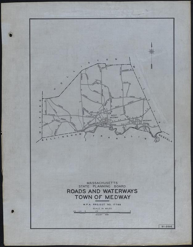 Roads and Waterways Town of Medway - Digital Commonwealth
