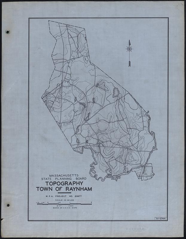 Topography Town of Raynham - Digital Commonwealth