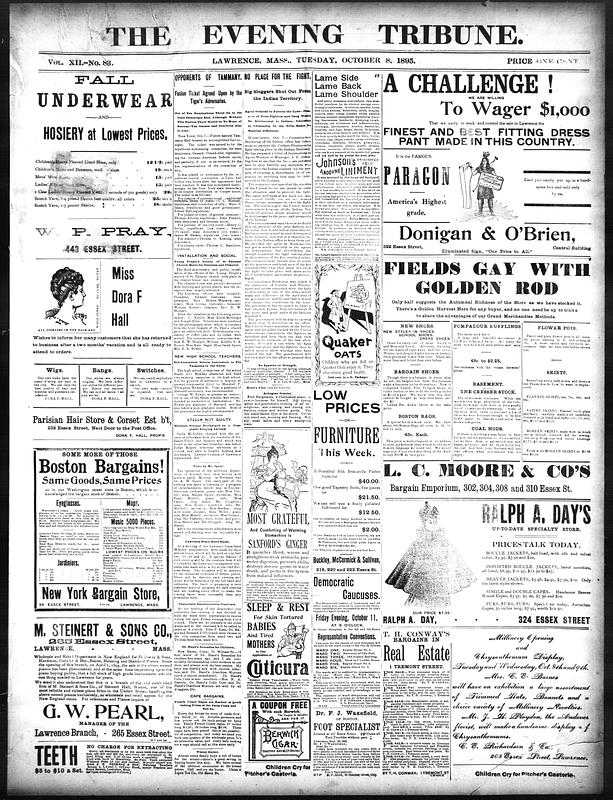The Evening Tribune. October 08, 1895 - Digital Commonwealth