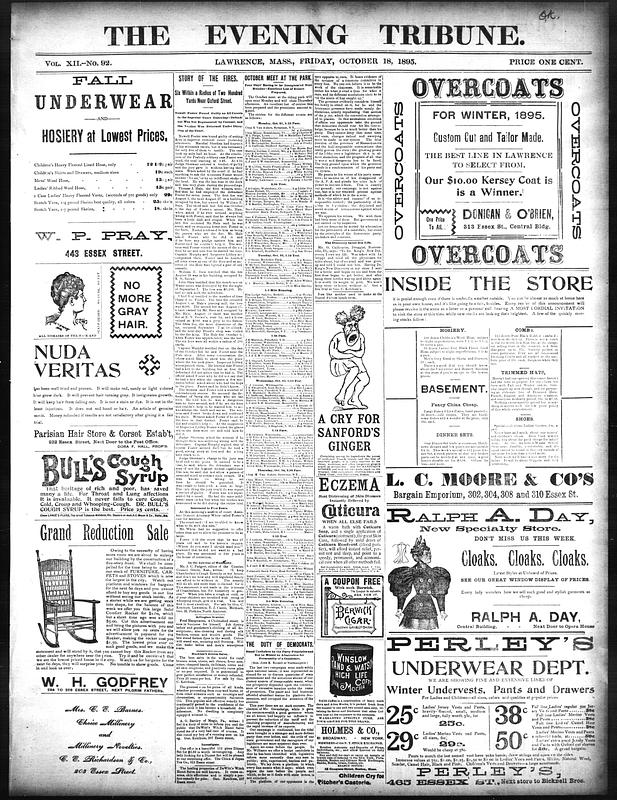 The Evening Tribune. October 18, 1895 - Digital Commonwealth