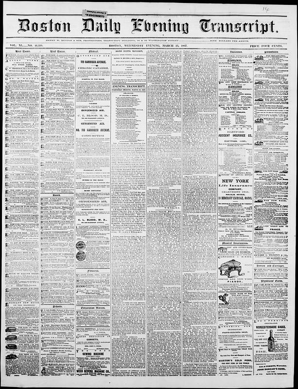 Boston Daily Evening Transcript - Digital Commonwealth