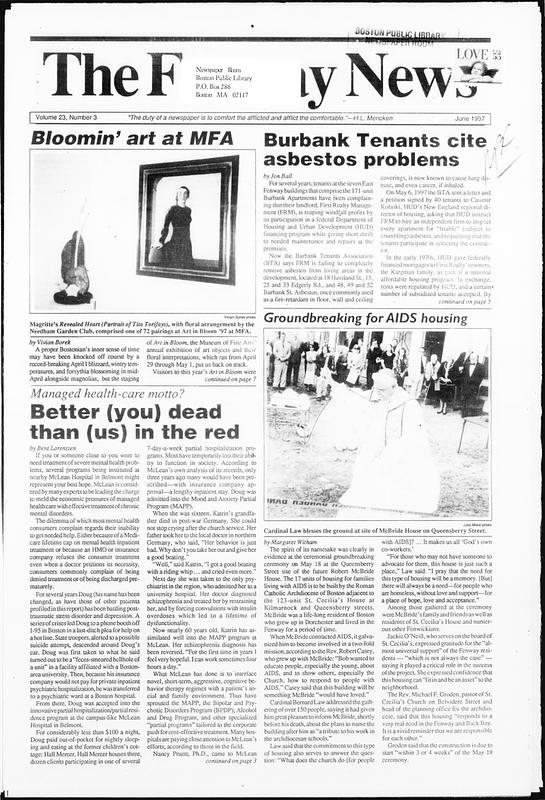 The Fenway News. June 01, 1997 - Digital Commonwealth
