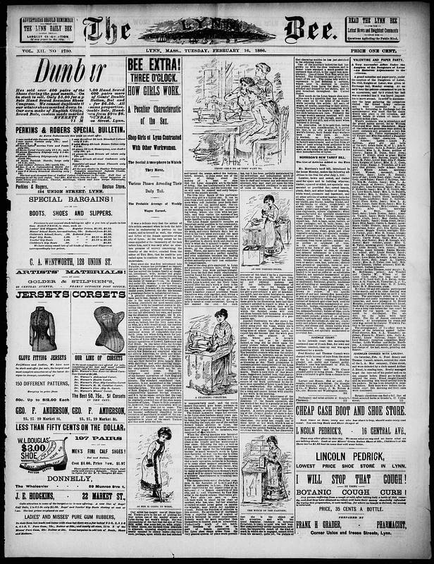 The Lynn Bee. February 16, 1886 - Digital Commonwealth