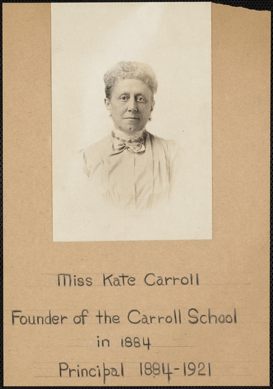 Miss Kate Carroll - Digital Commonwealth