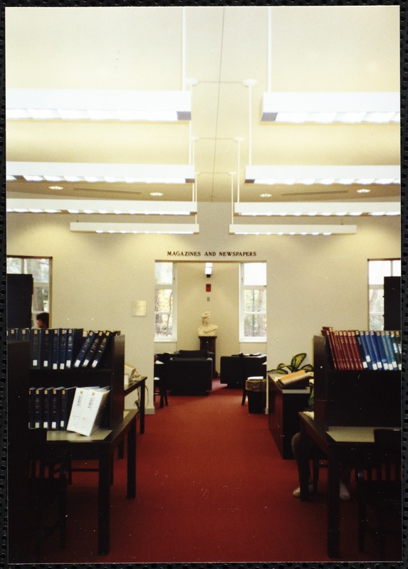 Newton Free Library, Newton, MA. Interior. Periodicals reference ...