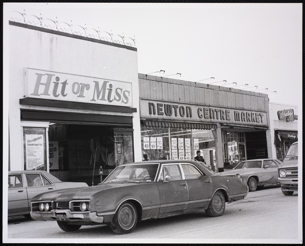 Villages of Newton, MA. Newton Centre. Stores, N. Centre - Digital ...