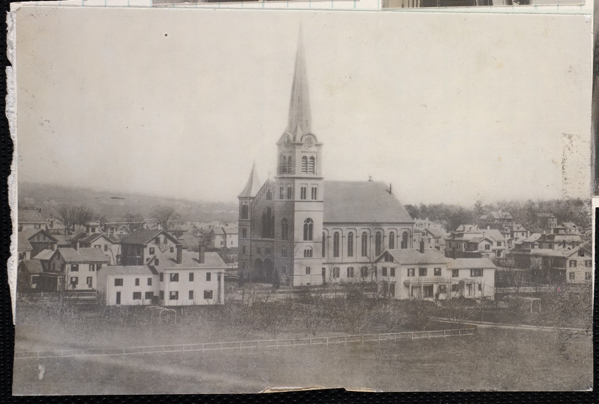 Villages of Newton, MA. Newton Corner. Our Lady's Church - Digital ...
