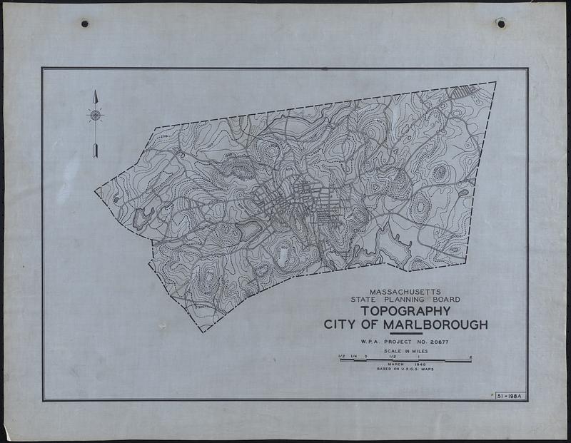 Topography City of Marlborough - Digital Commonwealth