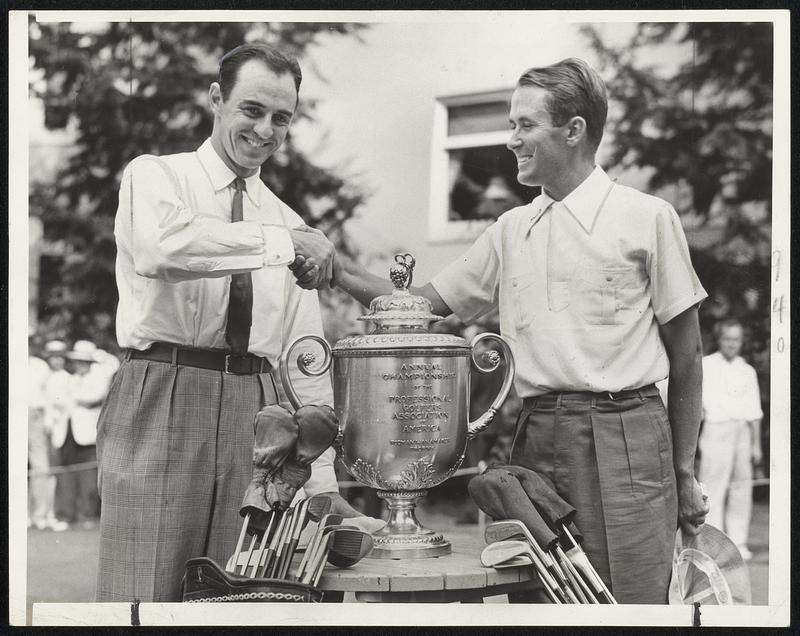 “Little Poison” Paul Runyan (right) of White Plains, N. Y., played 196 ...