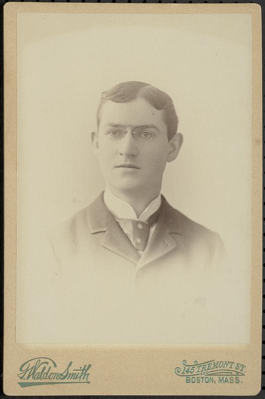 Boston Latin School 1891 Senior portrait, Samuel Neal Kent - Digital ...