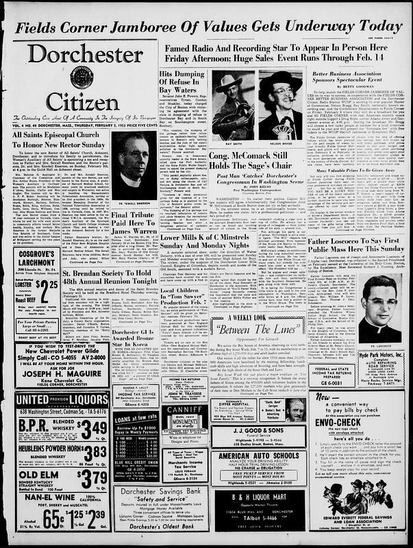 The Dorchester Citizen. February 05, 1953 - Digital Commonwealth