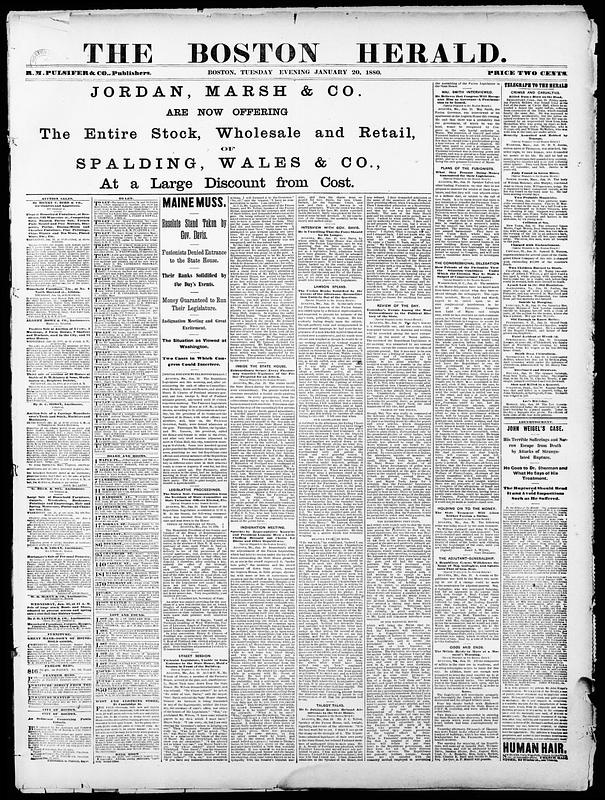 The Boston Herald. January 20, 1880 - Digital Commonwealth
