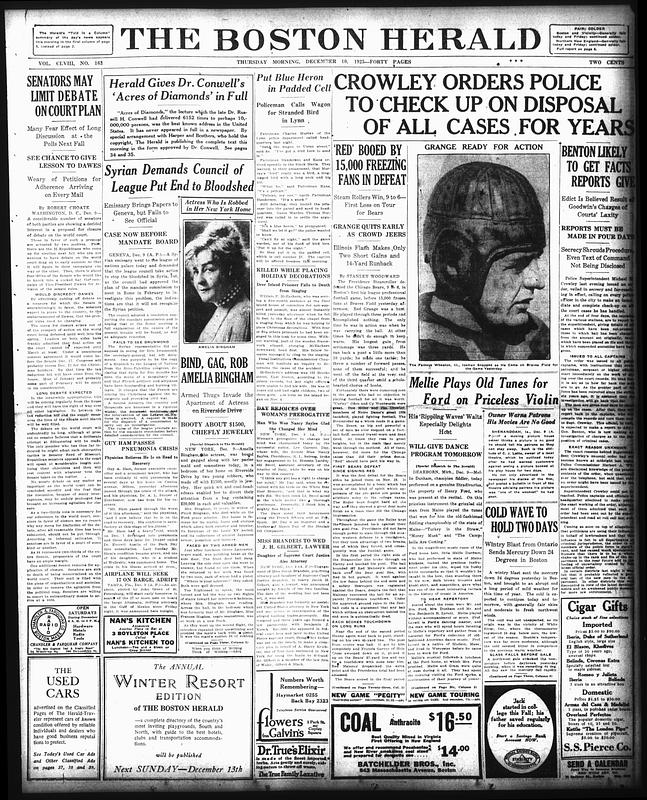 Boston Herald. December 10, 1925 - Digital Commonwealth
