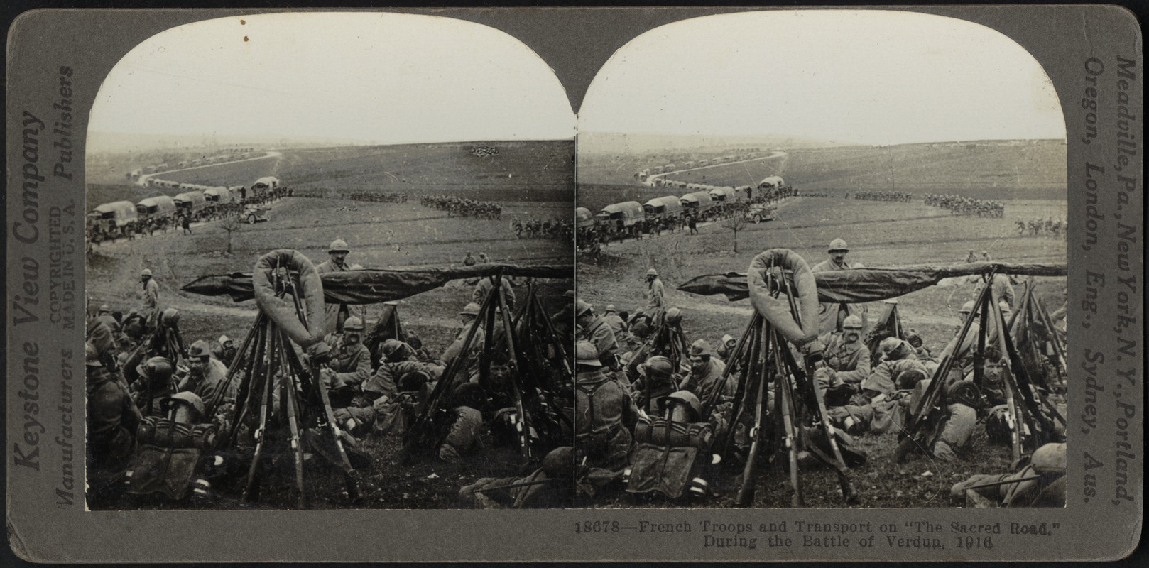 French troops resting after a combat with "Fritz" - Digital Commonwealth