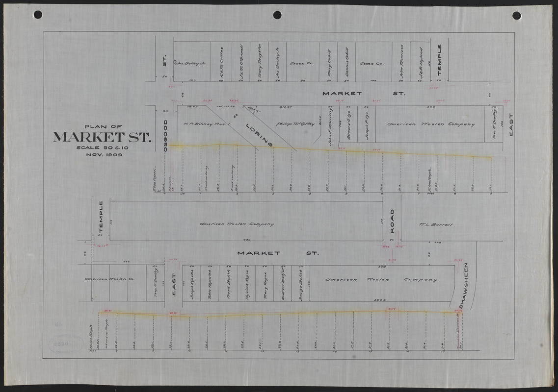 Plan of Market St. - Digital Commonwealth