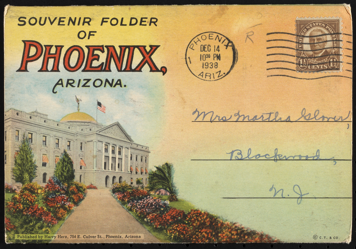Souvenir folder of Phoenix, Arizona - Digital Commonwealth