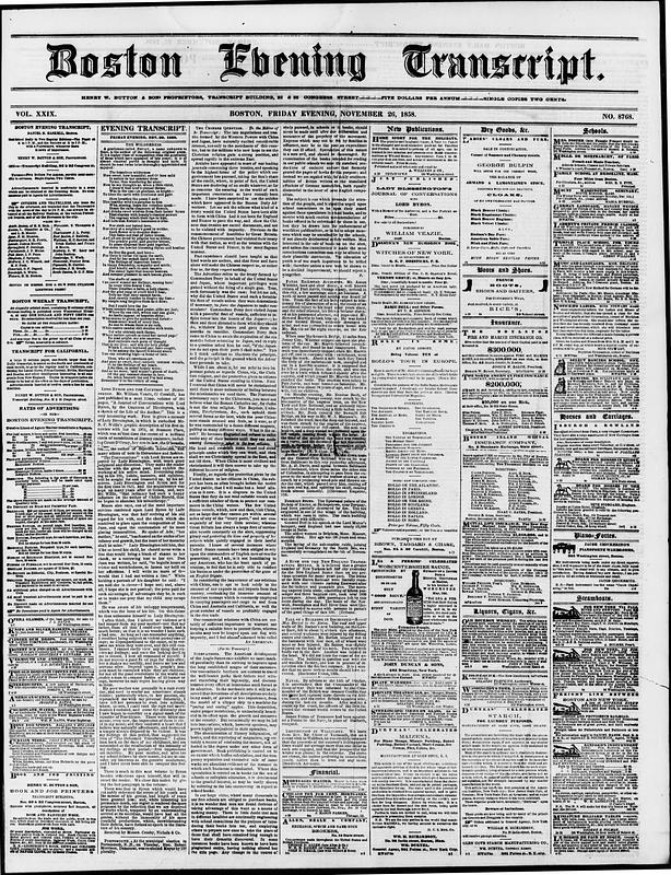 Boston Evening Transcript - Digital Commonwealth