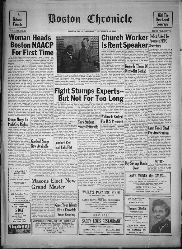 Boston Chronicle. December 13, 1947 - Digital Commonwealth