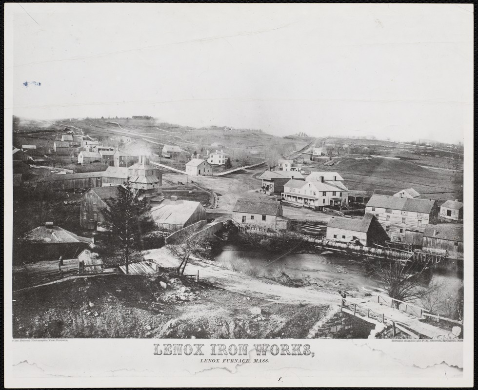 Lenox Dale: Lenox Iron Works, 1875 - Digital Commonwealth