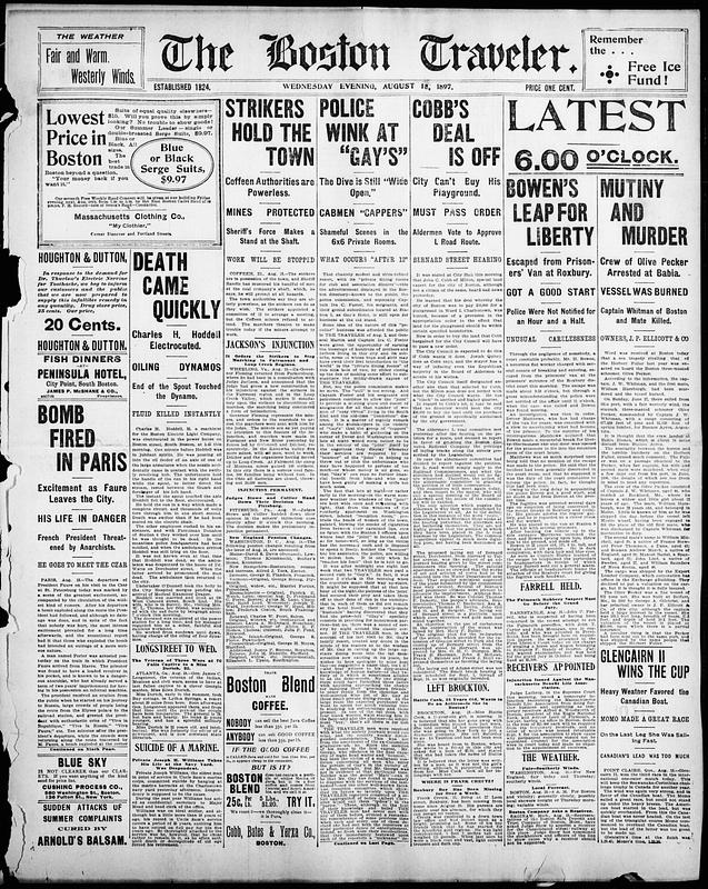 The Boston Traveler. August 18, 1897 - Digital Commonwealth