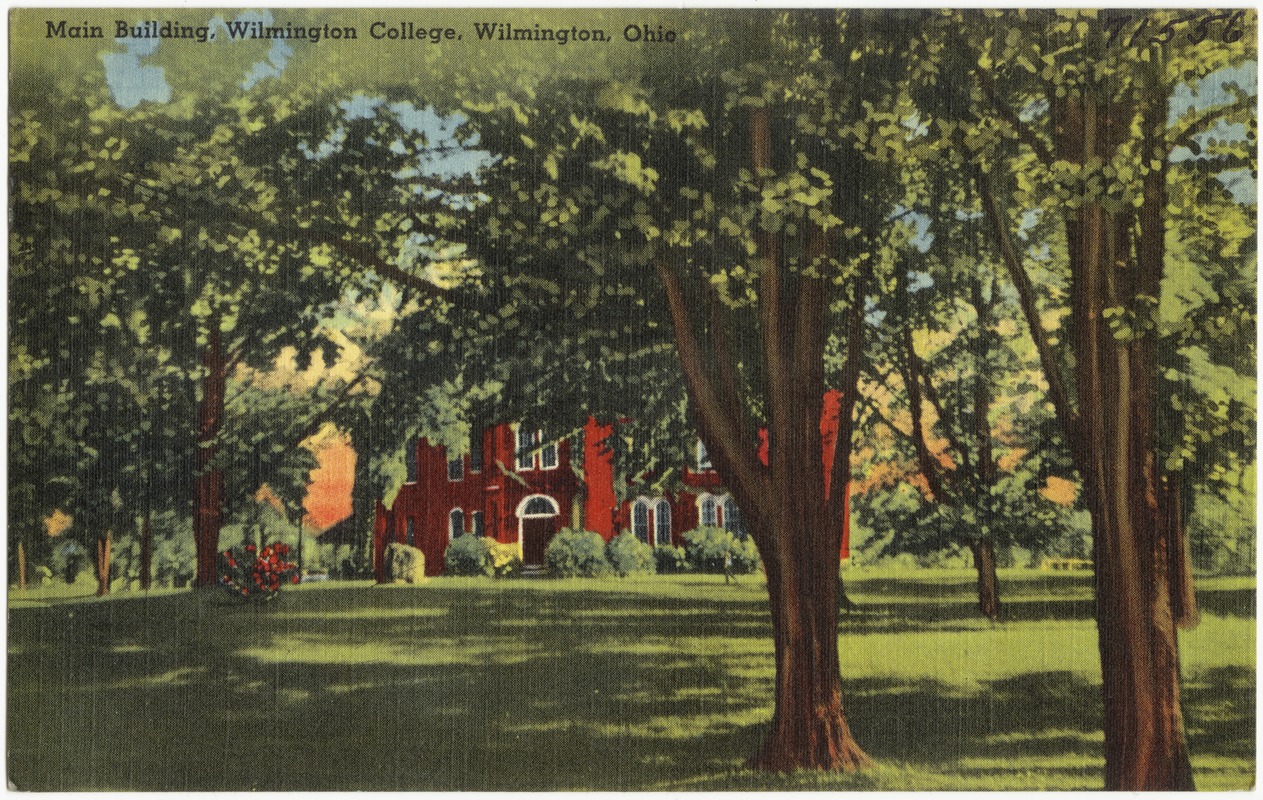 Main building, Wilmington College, Wilmington, Ohio - Digital Commonwealth