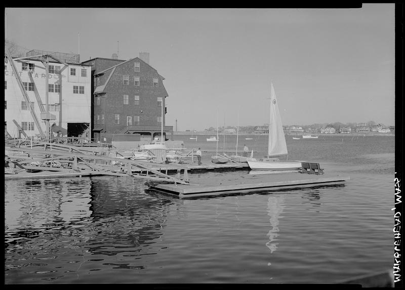 Marblehead, floats and boatyards - Digital Commonwealth