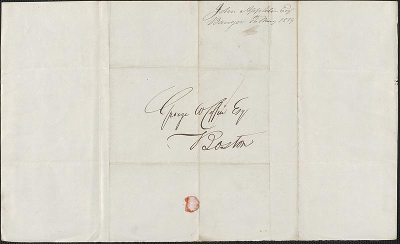 John Appleton to George Coffin, 16 May 1839 - Digital Commonwealth