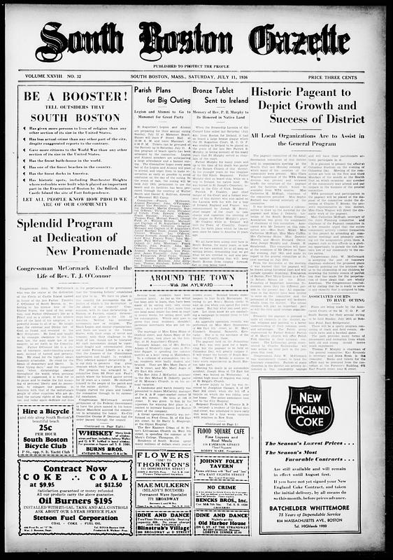 South Boston Gazette, July 11, 1936 - Digital Commonwealth