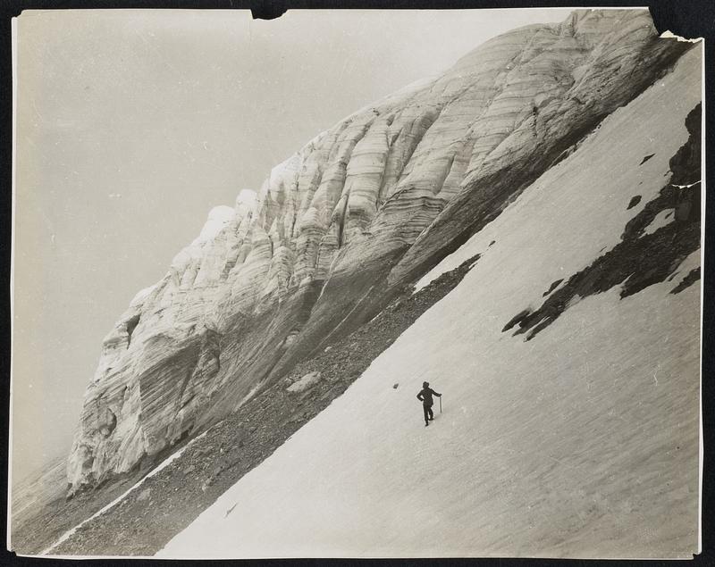 The Altels Glacier. Another picture showing a closer view of the 200 ft ...