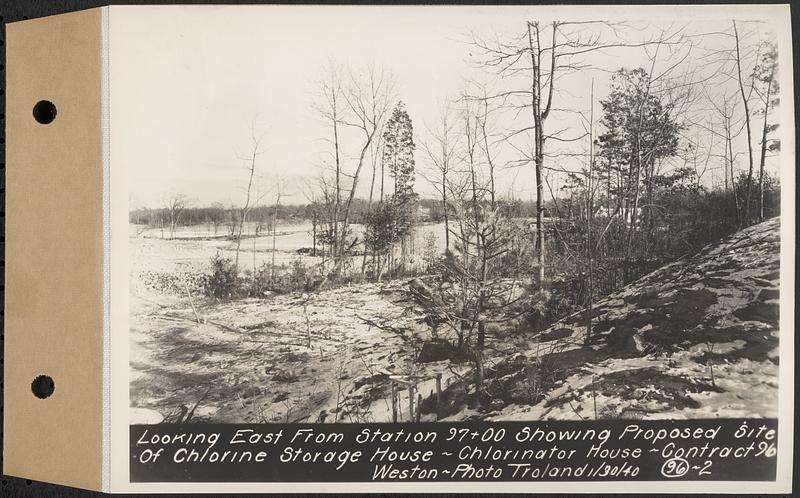 Contract No. 96, Chlorine Storage House and Equipment and Chlorinating ...