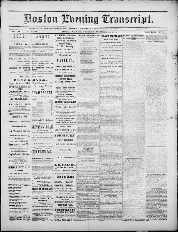Boston Evening Transcript - Digital Commonwealth