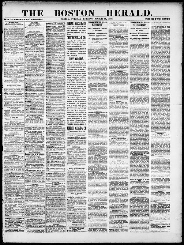 The Boston Herald. March 19, 1878 - Digital Commonwealth
