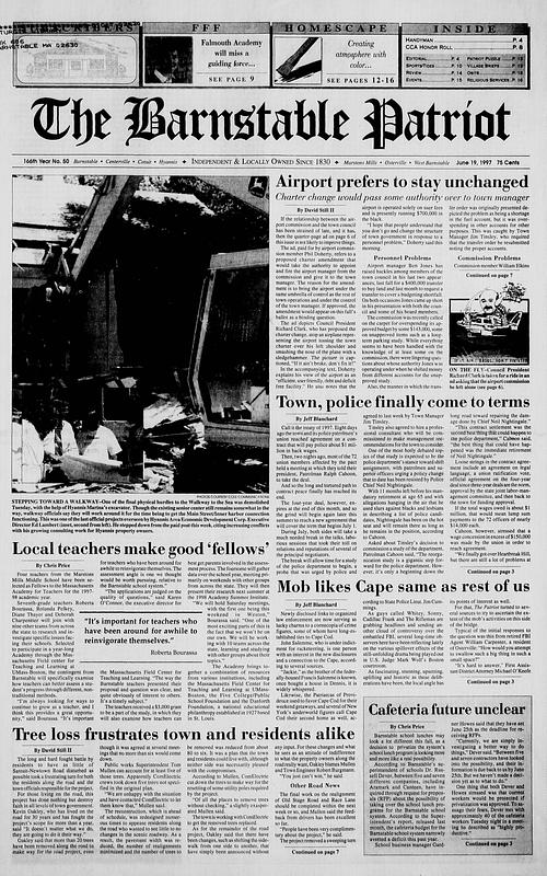 Barnstable Patriot. June 19, 1997 - Digital Commonwealth