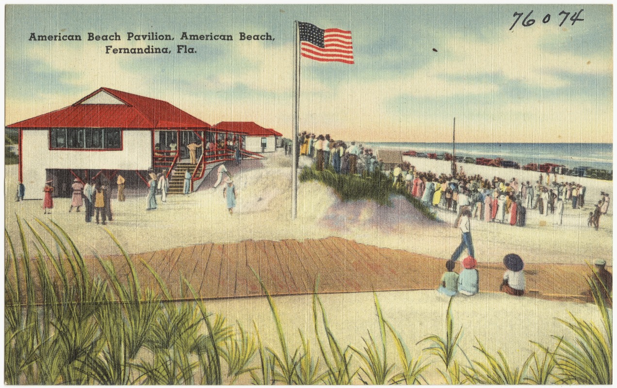American Beach Pavilion, American Beach, Fernandina, Florida - Digital ...